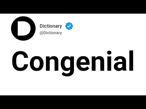 Congenial Meaning In English - YouTube