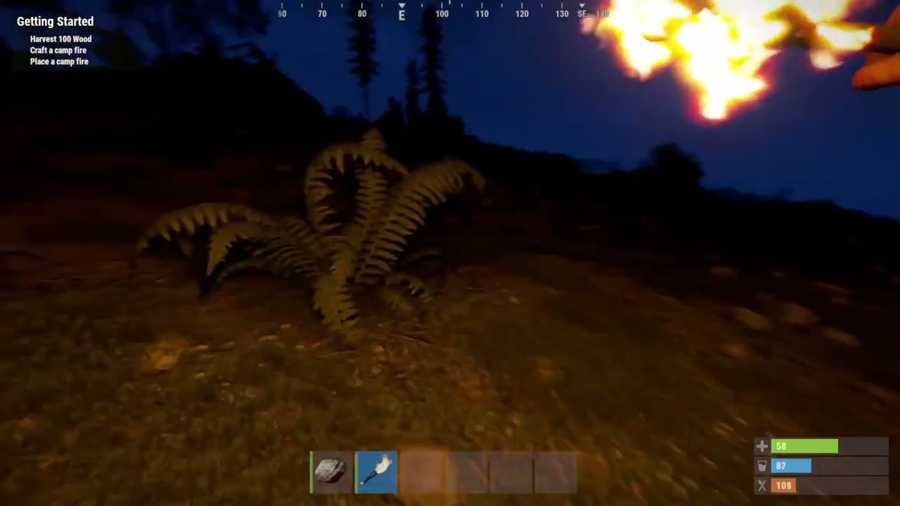 First Night of Rust + Bear :( - YouTube