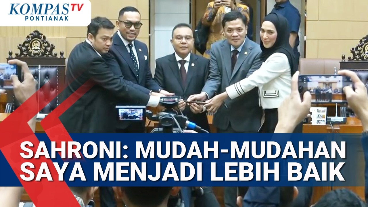 Ahmad Sahroni Kembali Dilantik Jadi Wakil Komisi III DPR, Sahroni ...
