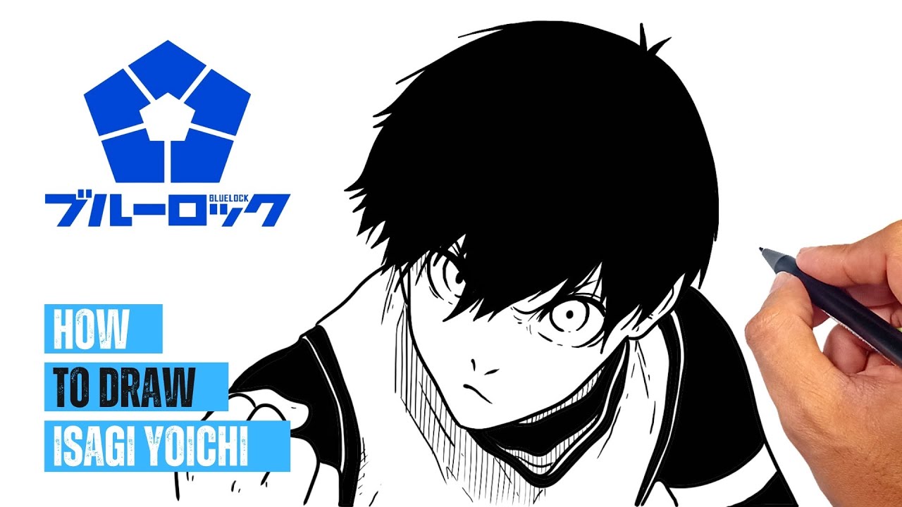 How to draw Isagi Blue Lock - Yoichi Isagi - YouTube