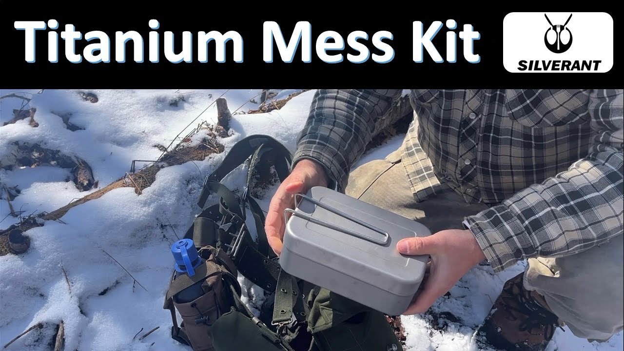 Review of the Silverant Titanium Mess Kit - YouTube