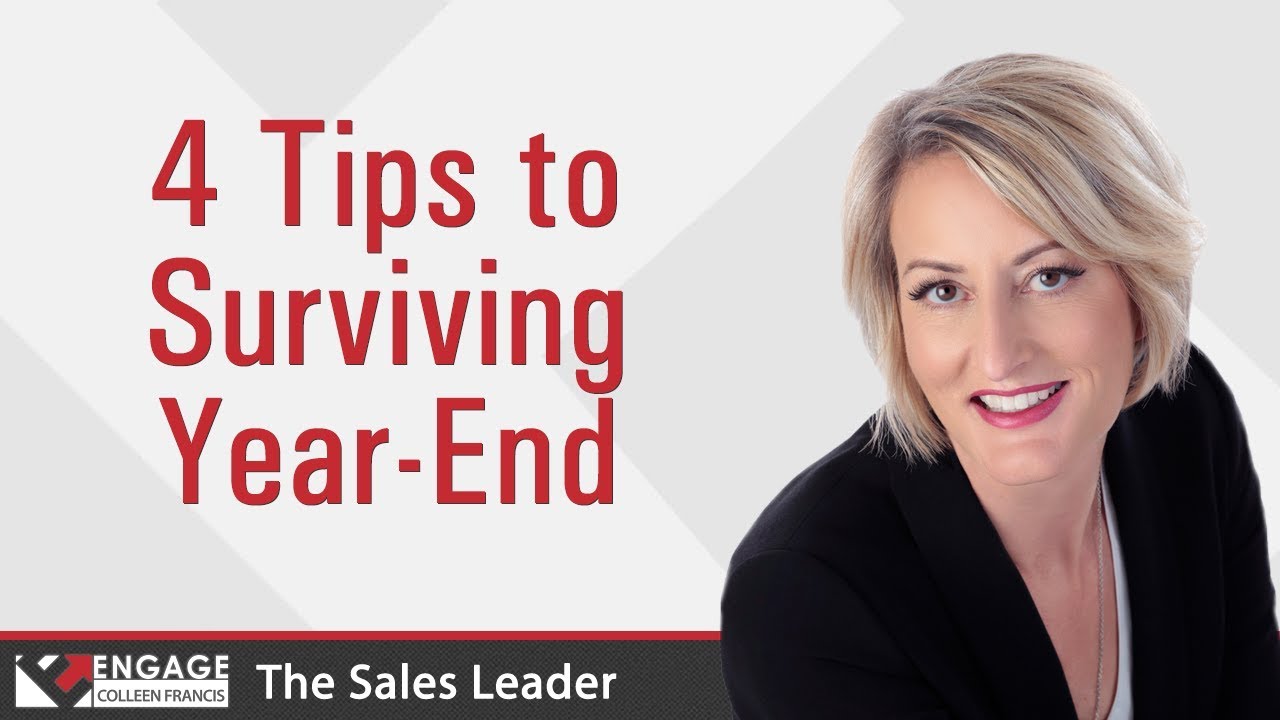 4 Tips to Surviving Year-End | Sales Strategies - YouTube