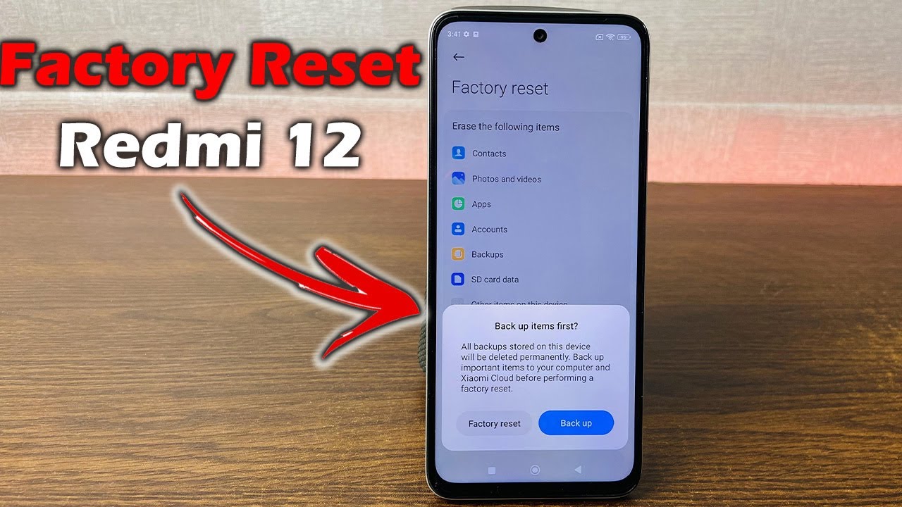 How to Factory Reset Xiaomi Redmi 12 | Full Guide - YouTube