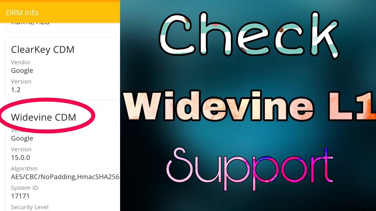How to check Widevine L1 support || Check Widevine support in any ...