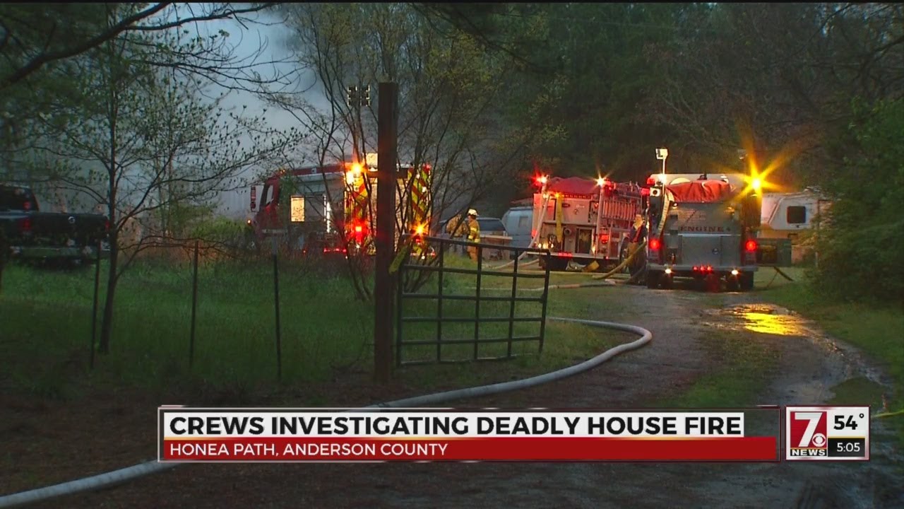 Woman dies in house fire in Honea Path - YouTube