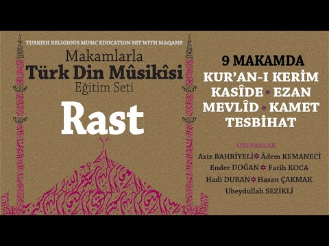 RAST | 9 MAKAMDA Dini Musiki Eğitim Seti | Ezan, Kur'an-ı Kerim, Kamet, Tesbihat, Mevlid, Kaside