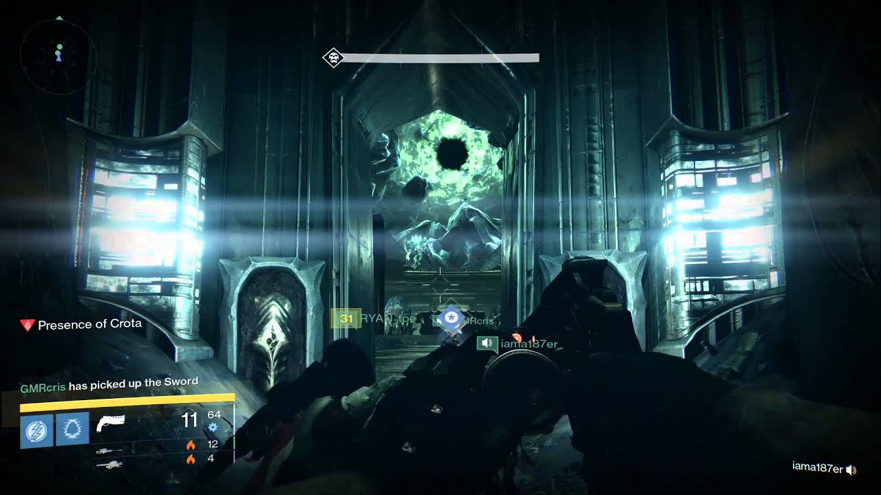 Destiny Multiplayer - Crota's End Raid Boss Legit In 6 Minutes - YouTube