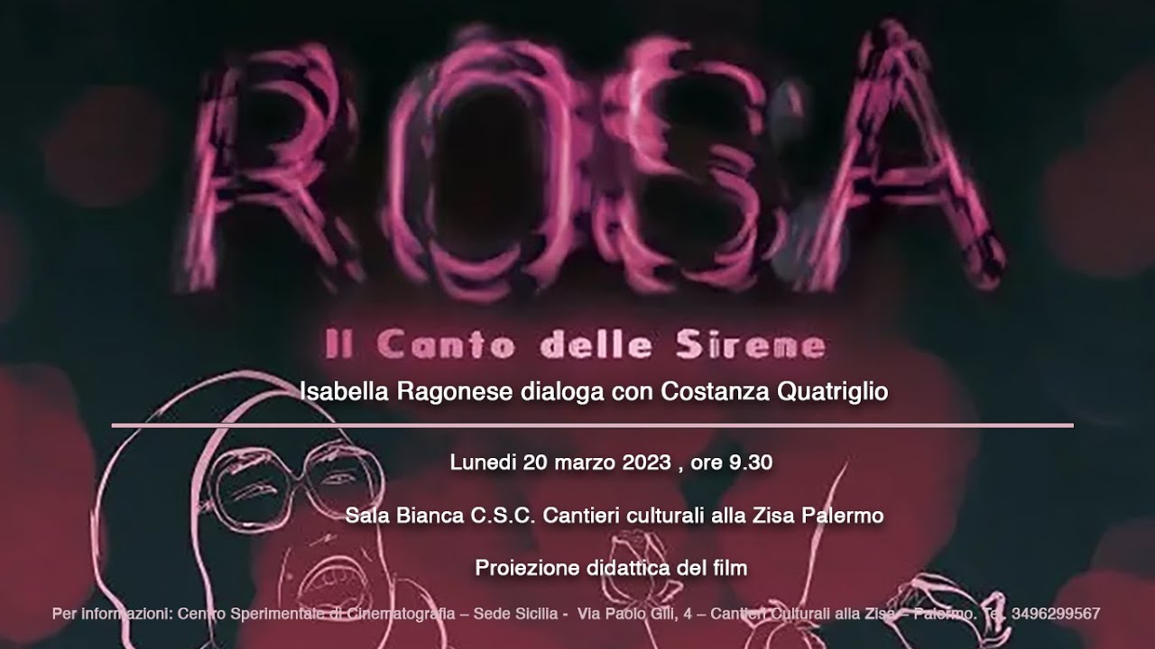 Isabella Ragonese - Regista - Rosa.Il canto delle sirene - Masterclass ...