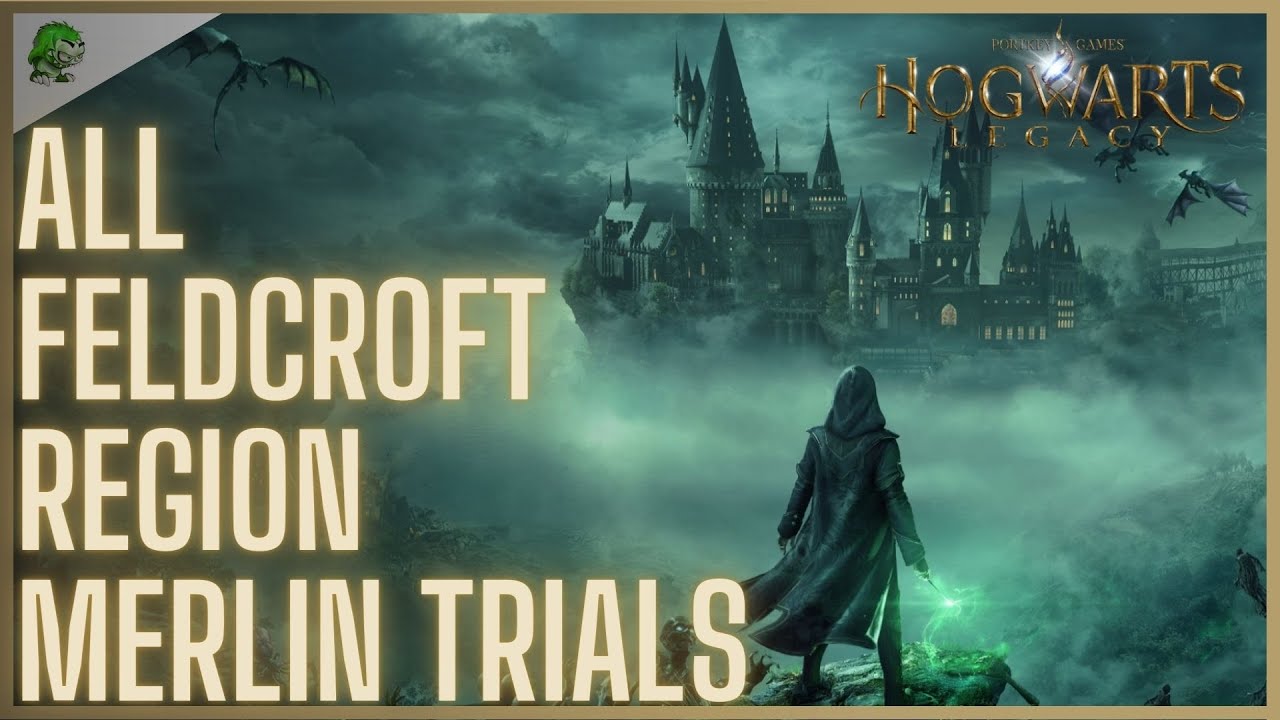 Hogwarts Legacy All Feldcroft Region Merlin Trials - YouTube