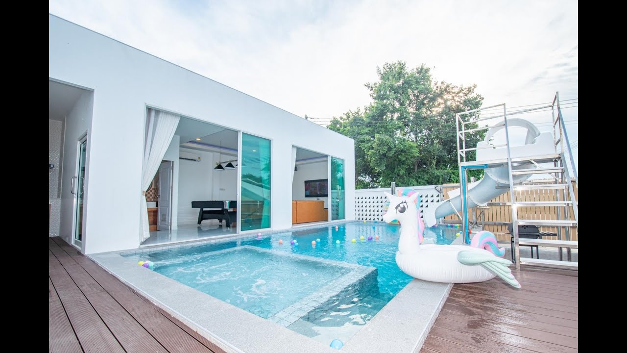 พูลวิลล่า พรีวิว EP.52 บ้าน V Poolvilla Sattahip - YouTube