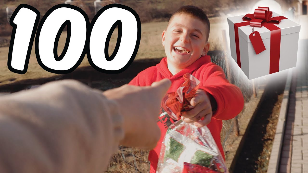 I KEMI SURPRIZU FËMIJËT ME 100 DHURATA | BABADIMRI 2022/23 - YouTube