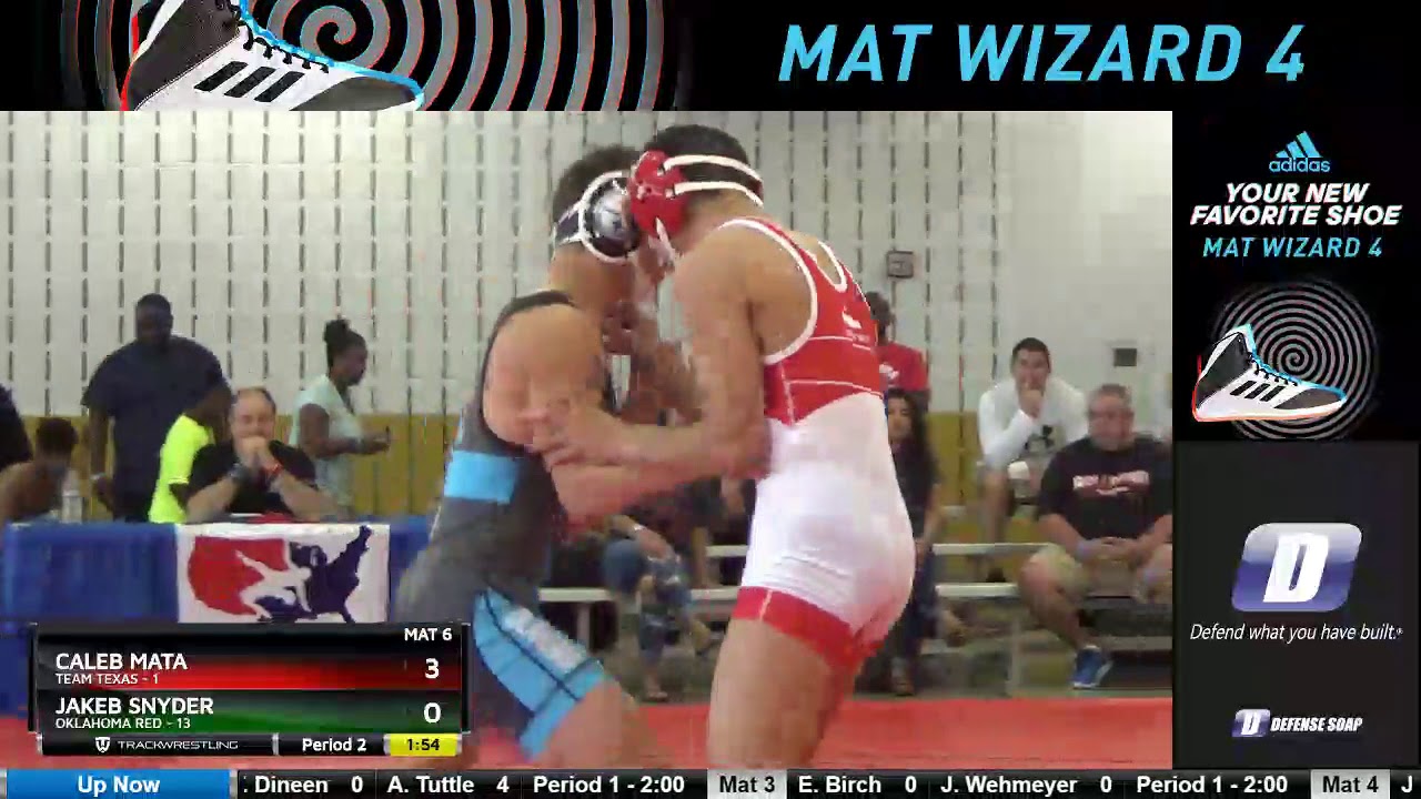 Mat 6 125 Caleb Mata Team Texas Vs Jakeb Snyder Oklahoma Red - YouTube