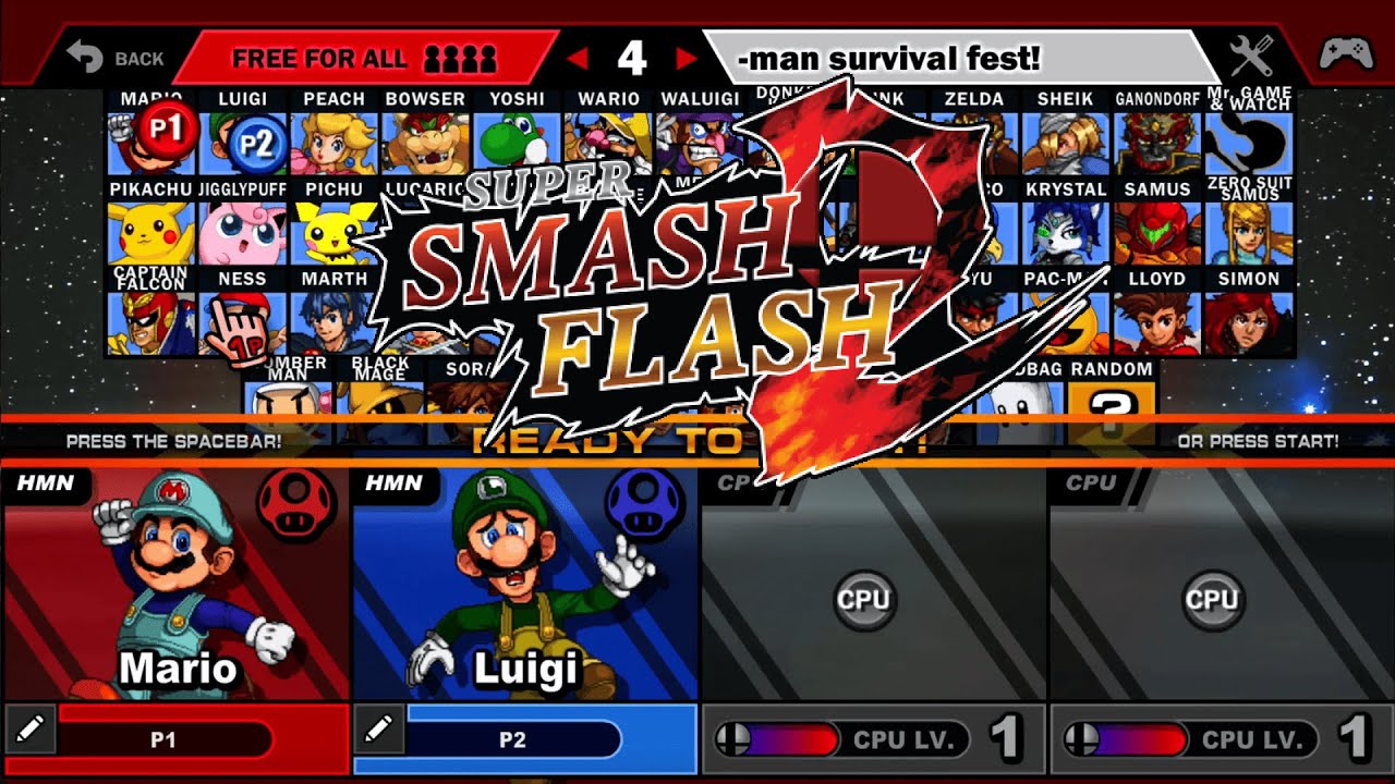 Super Smash Flash 2 Gameplay I A Smash Fan-Game Phenomenonal I - YouTube