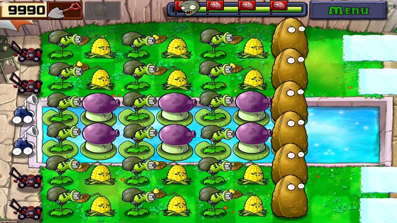 Plants vs Zombies • Mini-Games : Bobsled Bonanza Full Walkthrough HD ...