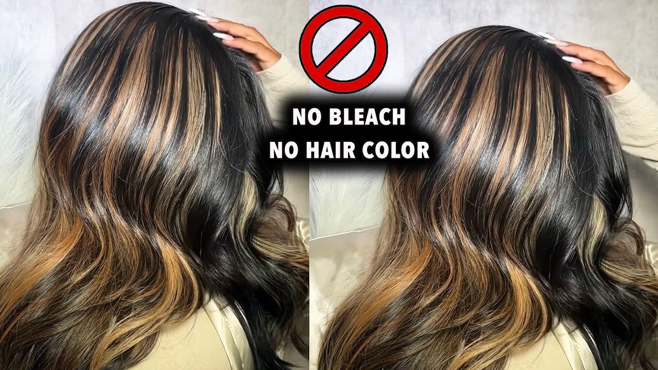 Easy Quick Balayage Technique In Under 5 Minutes | NO Bleach NO Hair ...