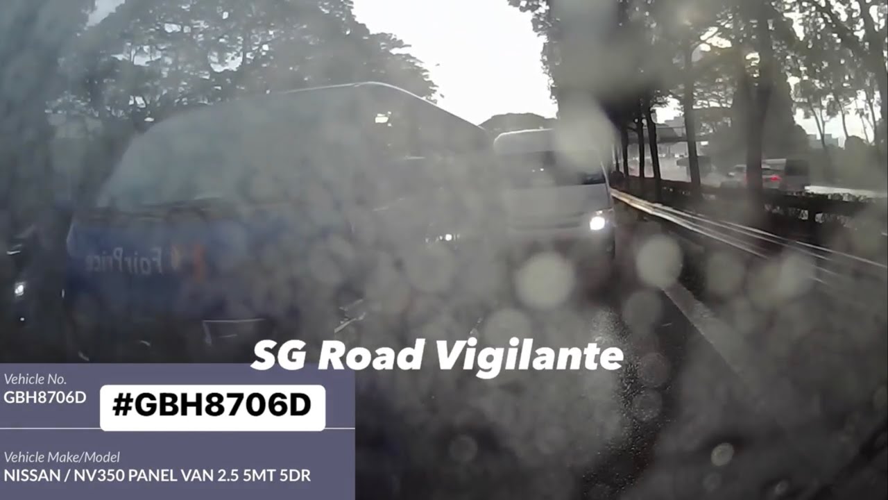 10nov2022 #GBH8706D NTUC FairPrice delivery van rear ended camcar ...