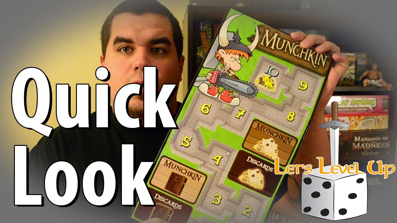 Munchkin - Level the Playing Field and There Be Dragons - Quick Look - YouTube