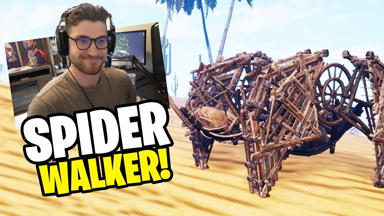Crafting SPEEDY Spider Sand Walkers! (LAST Oasis Gameplay Season 2 EP2 ...