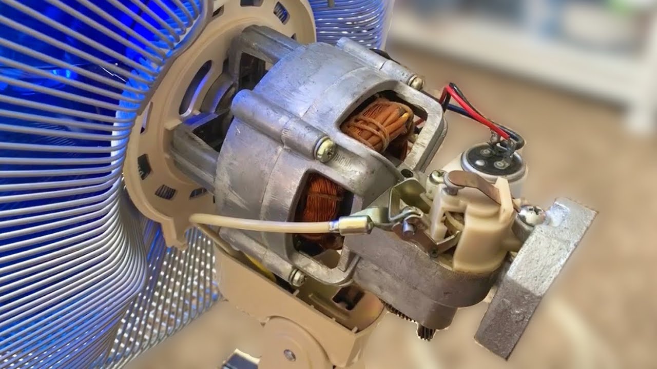 Internal Workings of the Electrohome 12” Oscillating Fan - YouTube