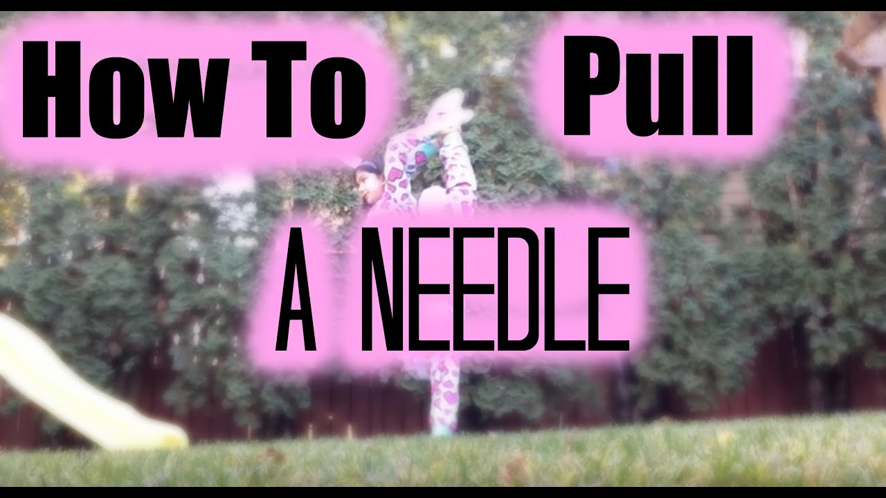 How to pull a needle - YouTube