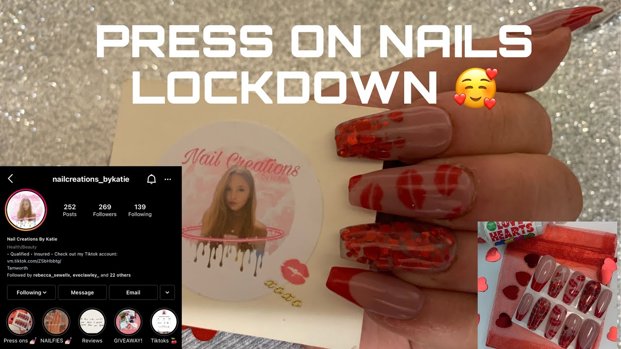 LOCKDOWN PRESS ON NAILS - YouTube