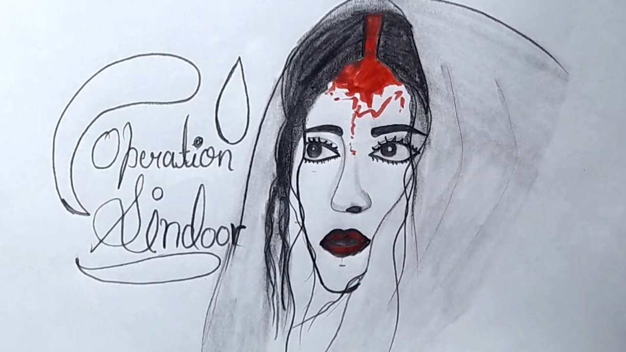 Operation sindoor Drawing || operation sindoor indian army || Pahalgam ...