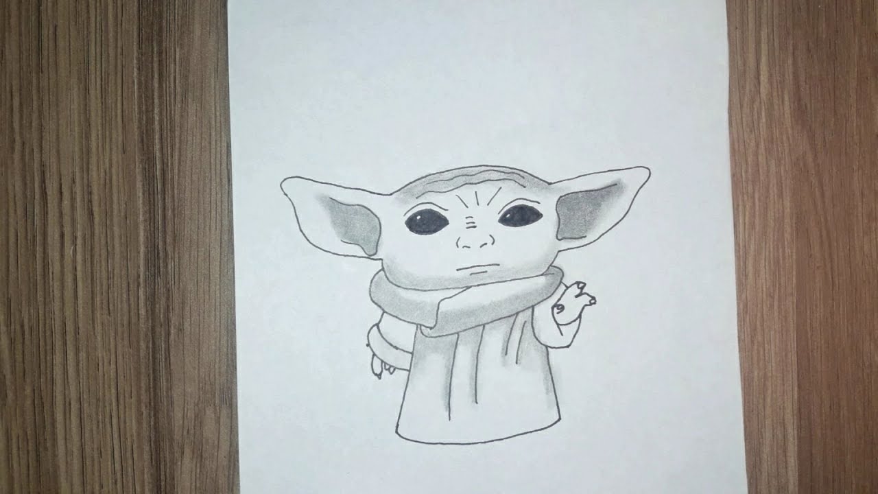 How to Draw Baby Yoda | The Mandalorian. - YouTube
