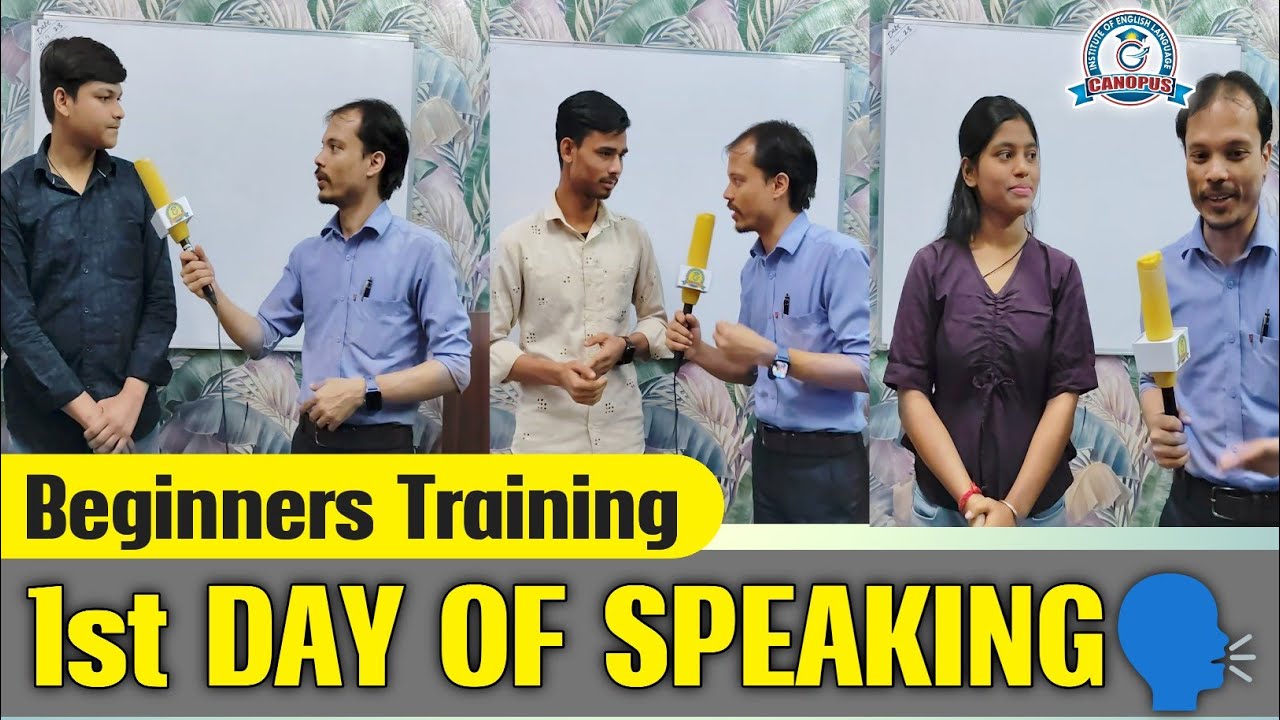 Beginners Training | English Speaking Practice | Learn English With Us ...