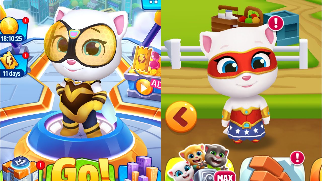 Talking Tom Hero Dash Extreme Gameplay- Discovering All Skins ...
