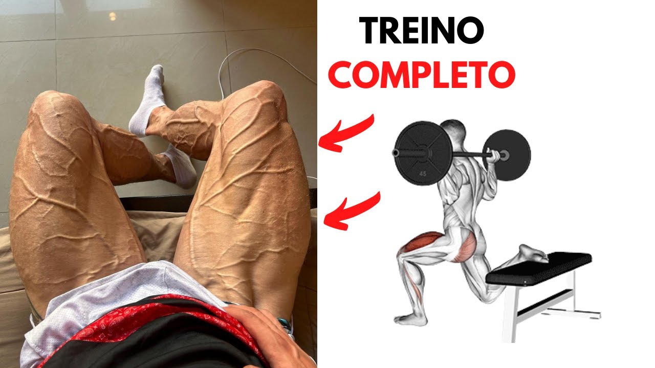 7 MELHORES EXERCICIOS PARA PERNA, PERNA GIGANTE E FIBRADA (TREINO ...