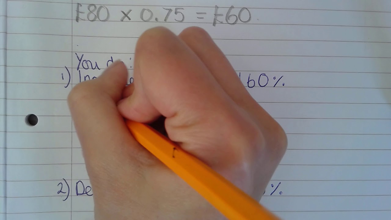 Increase Or Decrease An Amount By Percentages Using Multipliers YouTube Increase Or Decrease An Amount By Percentages Using Multipliers YouTube
