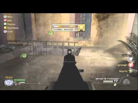 Dj Kaas rocks a shotty on MW2