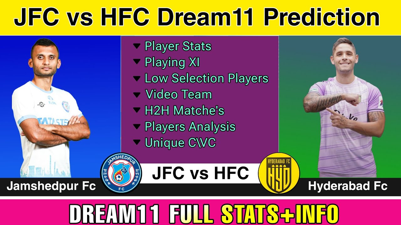 JFC vs HFC Dream11 Football: Winning Tips or Tricks 🤑 ISL Football ...
