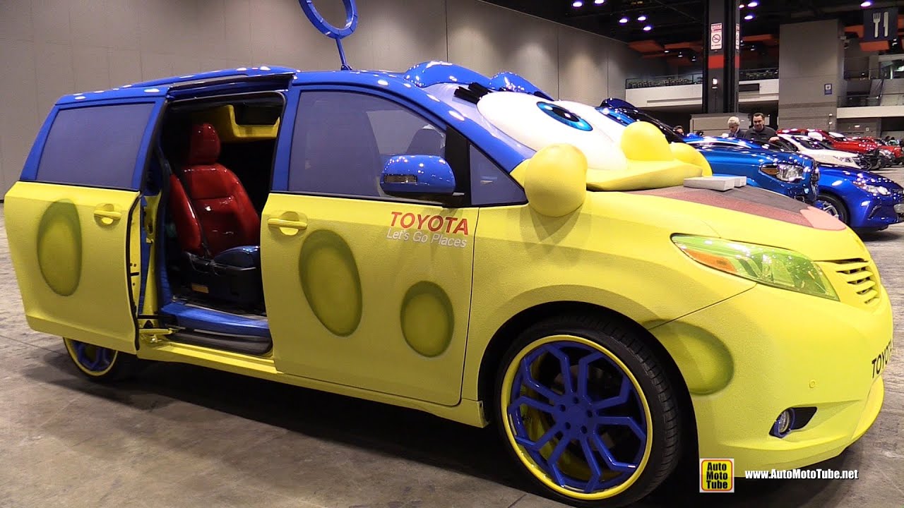 2015 Toyota Sienna Spongebob Vehicle - Exterior and Interior Walkaround ...