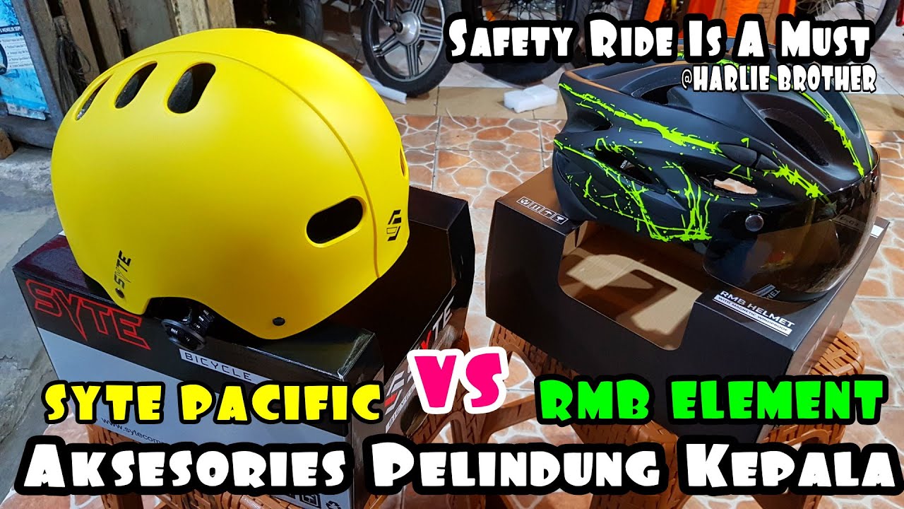 SAFETY RIDING Helm Syte PACIFIC Helm RMB ELEMENT | Keselamatan No 1 ...