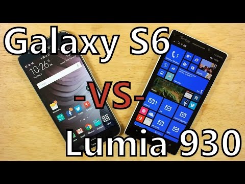 Smartphone Showdown: Samsung Galaxy S6 vs Nokia Lumia 930/Icon! Battle! Fight!