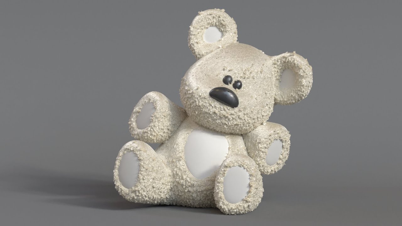 Creating Realistic Fur for a Teddy Bear in Cinema 4D (Corona Render ...