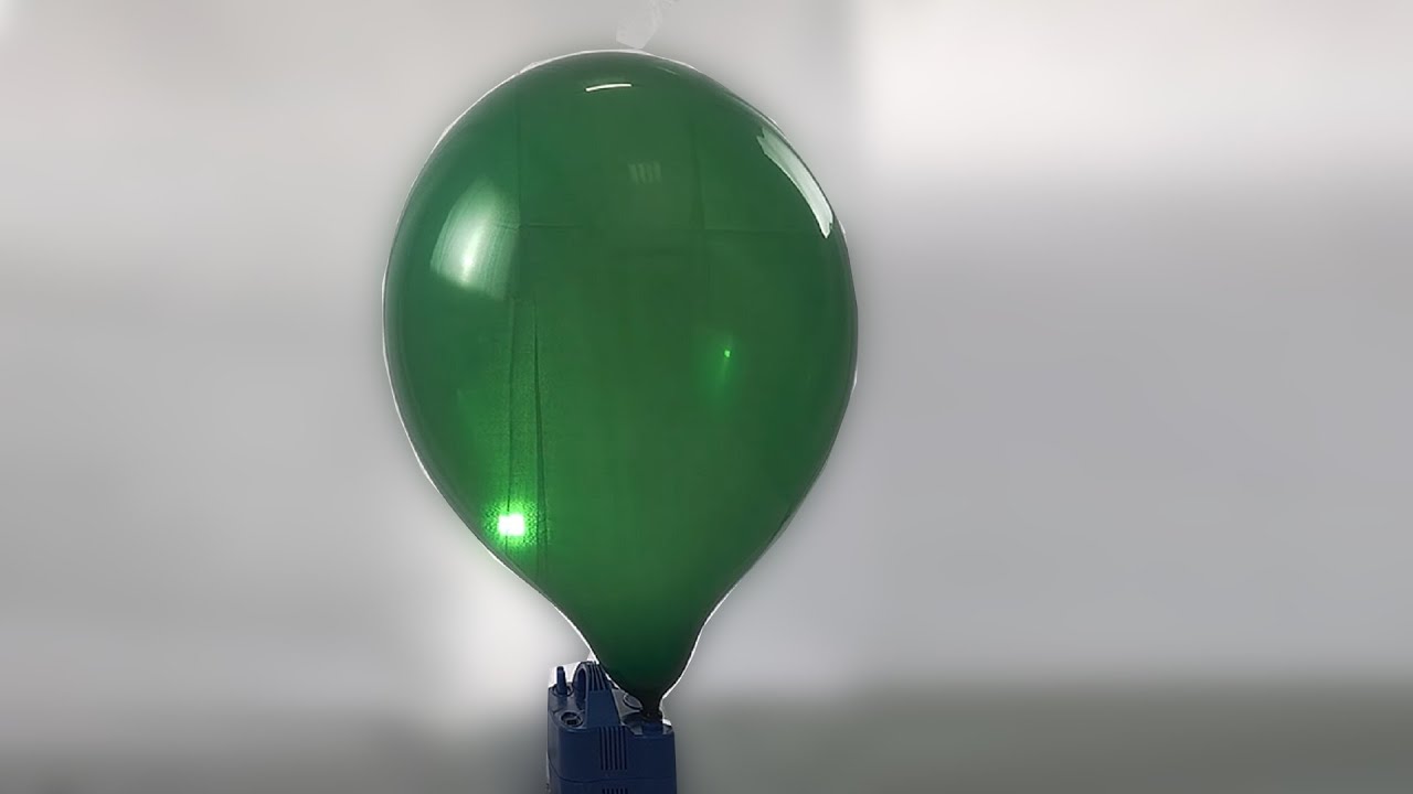 Middle sized strong green balloon blow to POP (balloon BTP) #91 - YouTube