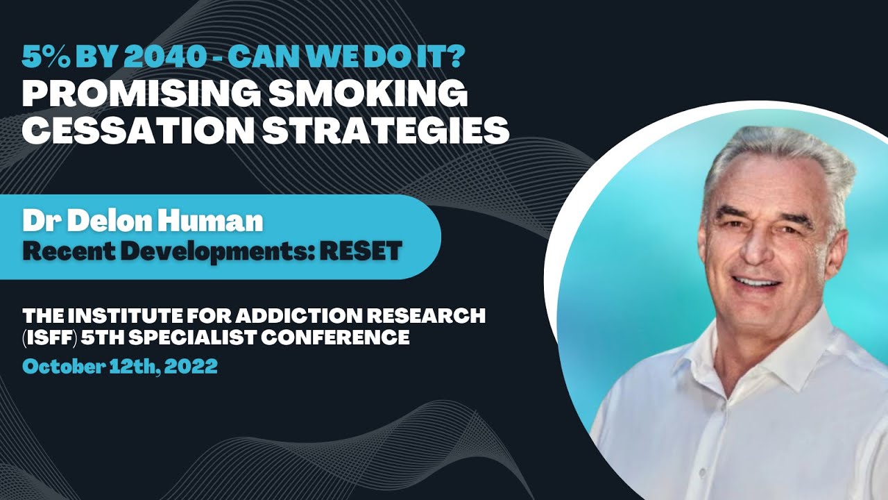 Frankfurt University E-Cigarette Conference 2022 - RESET Dr Delon Human (English) - YouTube