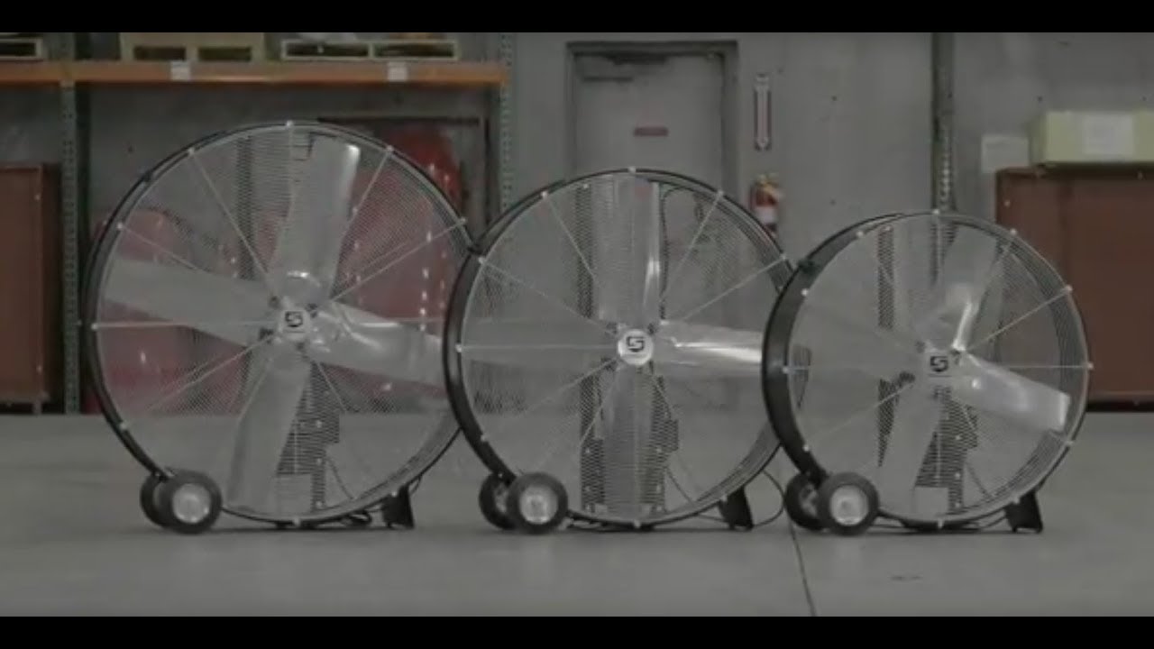 Strongway Open Motor Direct-Drive Drum Fan - 36in., 1/3 HP, 11,200 CFM ...