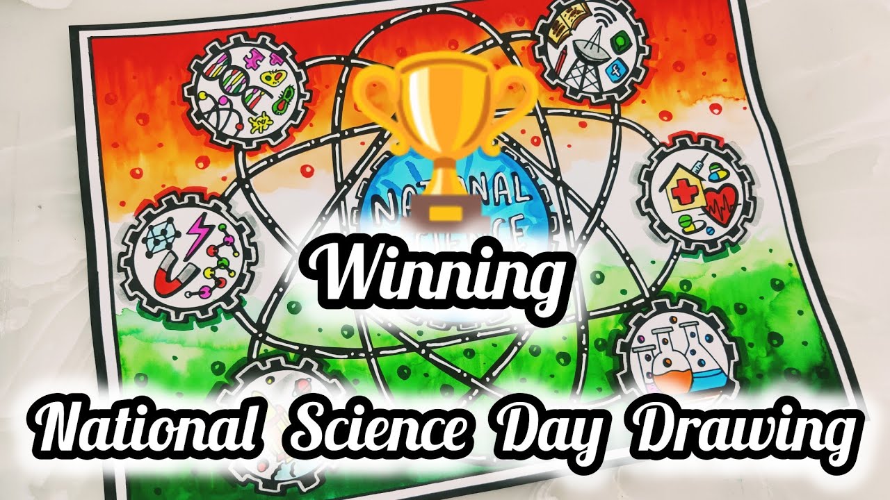 National Science Day Drawing/Science Day Poster/National technology day ...