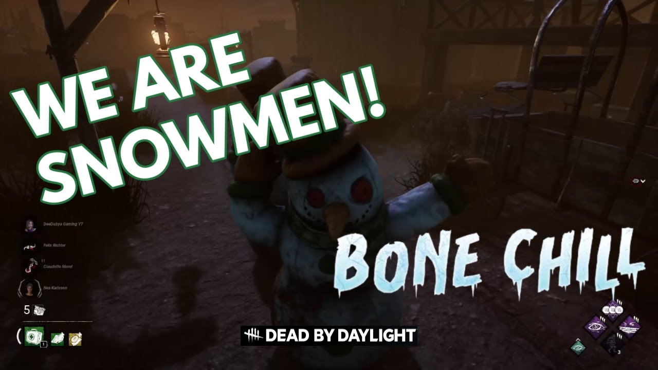 We Are Snowmen! | A Dead By Daylight Christmas | Bone Chill Event - YouTube