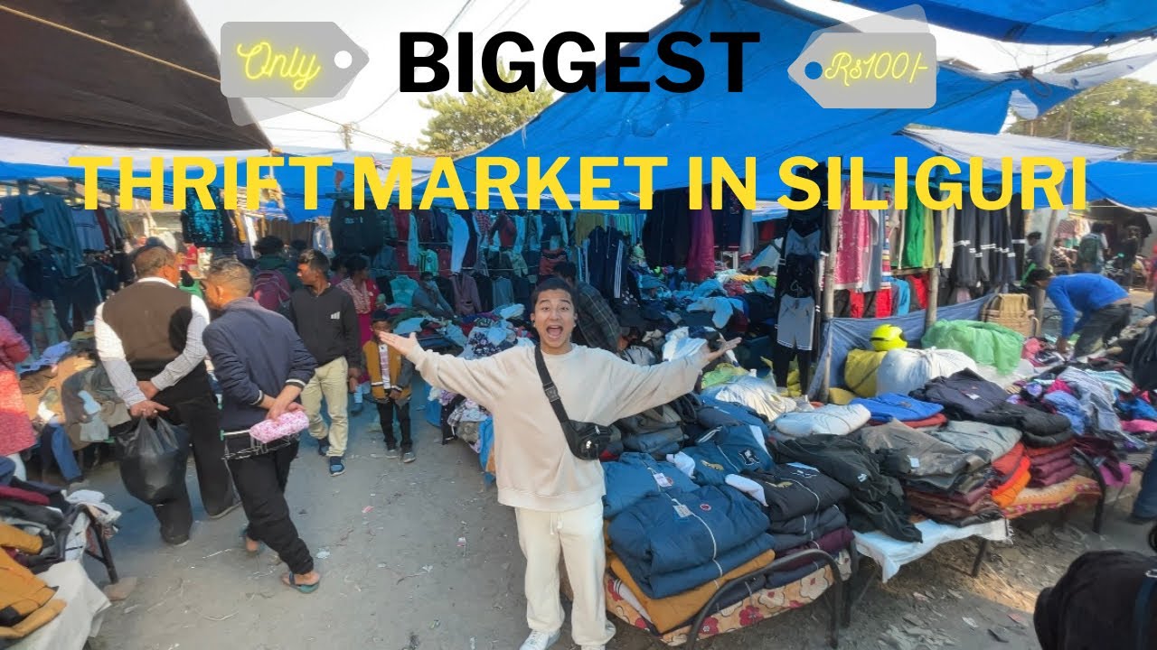 Biggest Thrift Market In Siliguri 🤑👕|| Mattigara Haat || Vlog 50 ...
