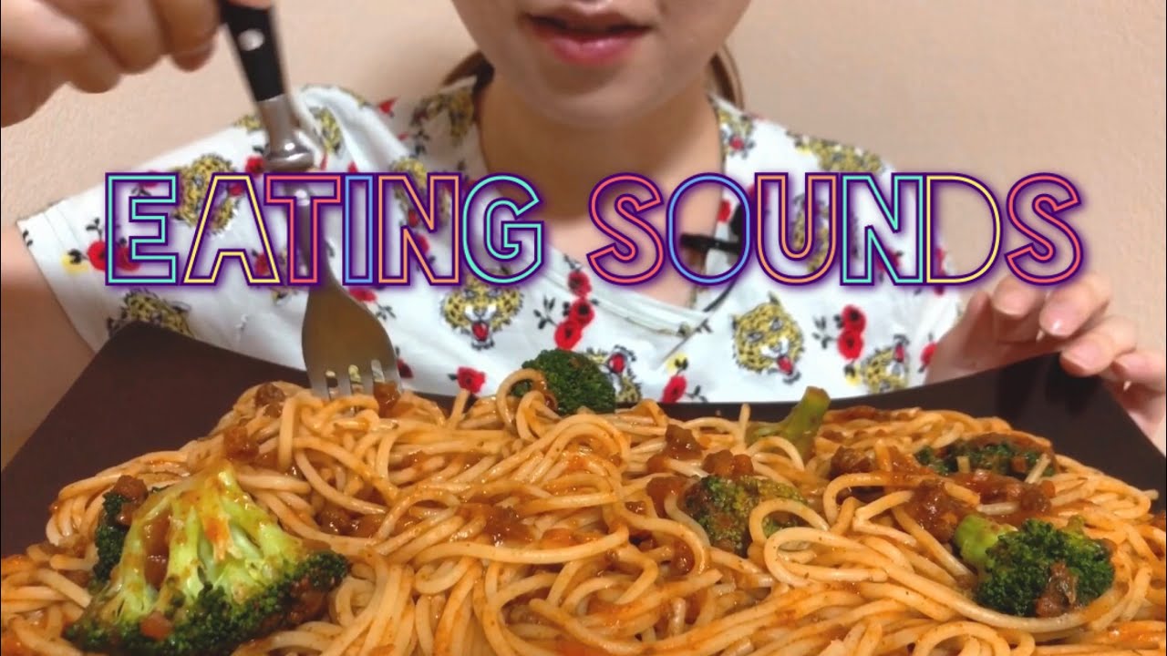 《Eating sounds/No talking》ミートスパゲティ!Spaghetti! - YouTube