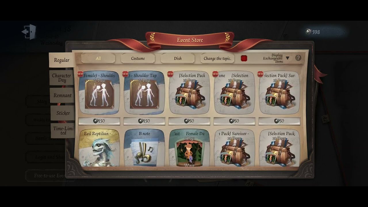 Event Store Update - Emote | Identity V - YouTube