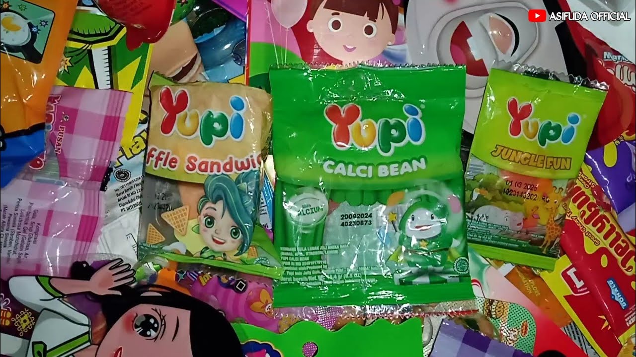 Unboxing Yupi Waffle Sandwich 🥪🥪 Yupi Calci Bean Apple 🍏🍏 Yupi Jungle ...