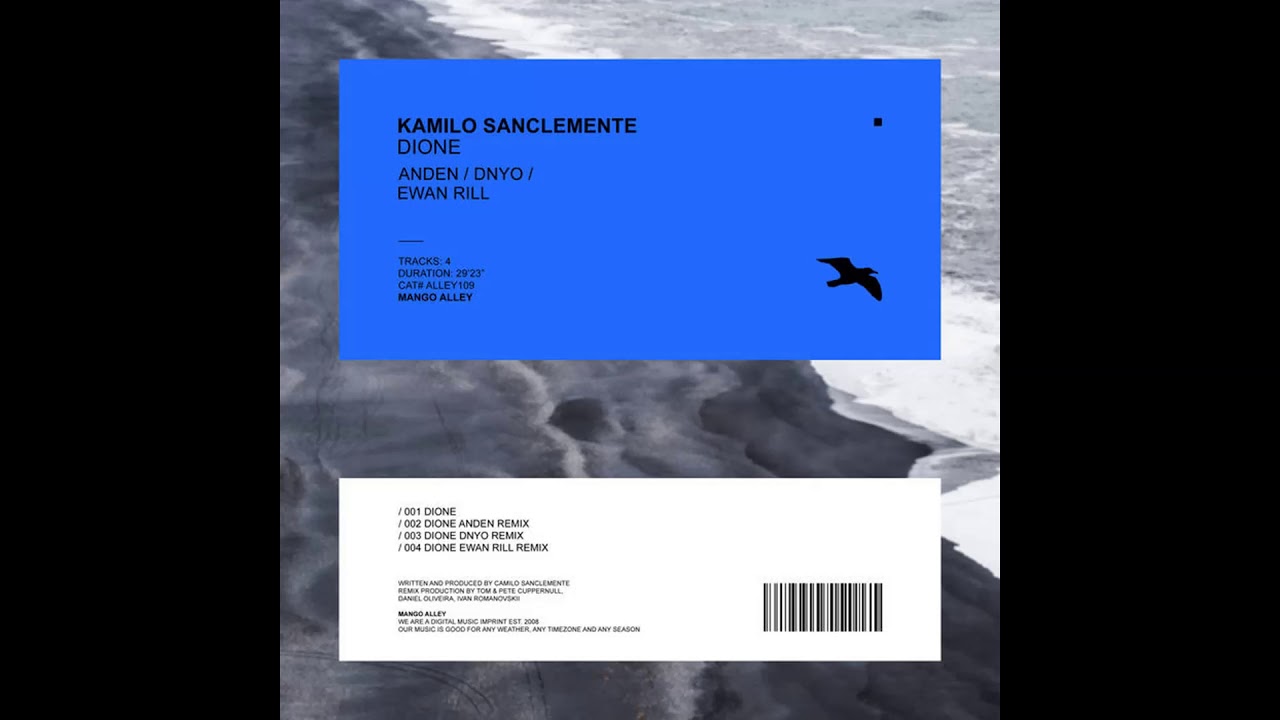 KAMILO SANCLEMENTE - Dione (Original Mix) (Mango Alley) - YouTube