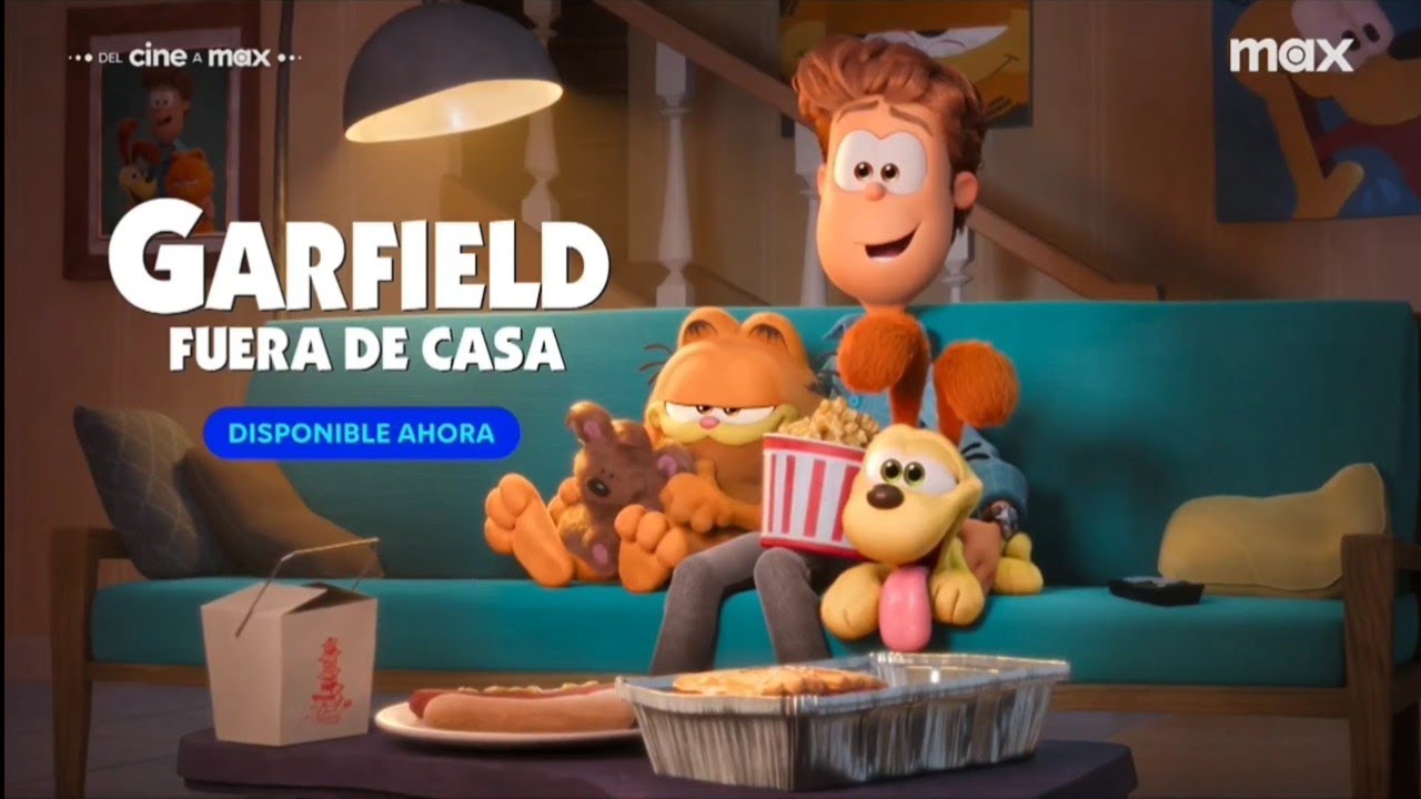Max Latino - Promo Del cine a Max: Garfield: Fuera de Casa(Disponible ...