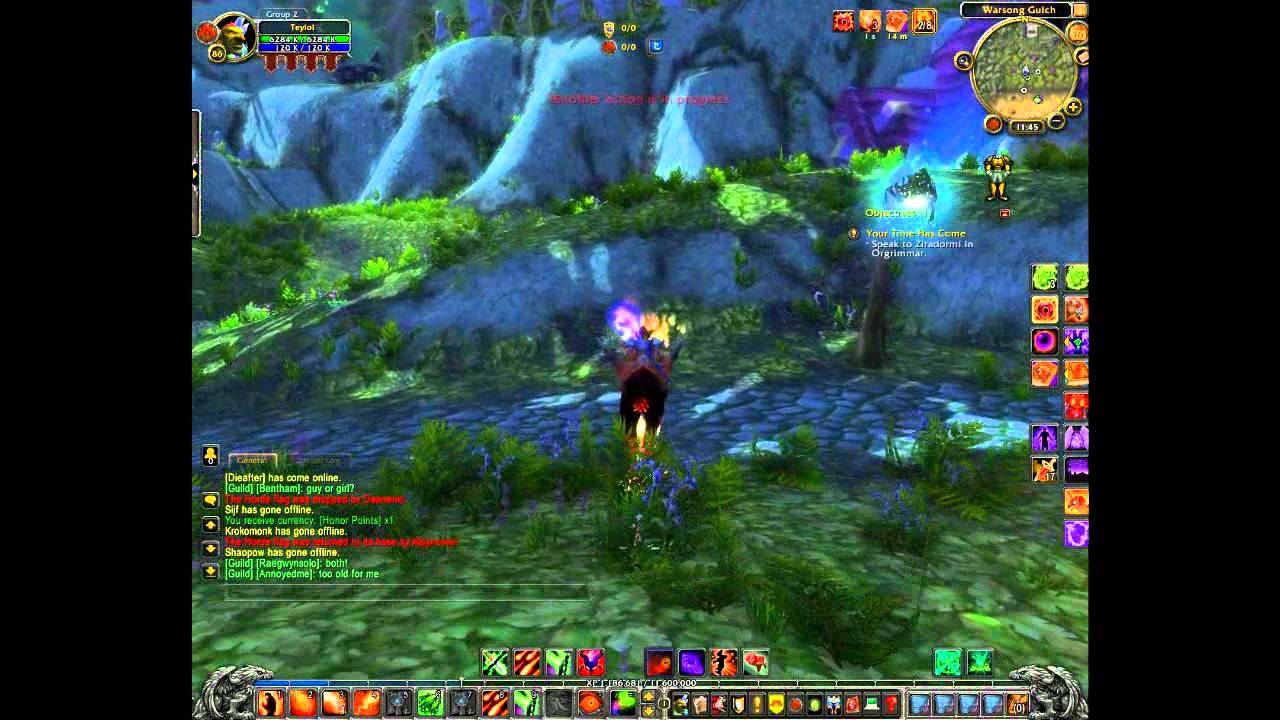 warlock demon sacrifice stacking buff in mop beta - YouTube