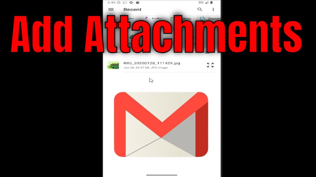 How To Add Attachments To Emails In Gmail App [Tutorial] - YouTube